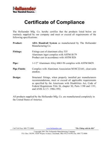 Certificate of Compliance